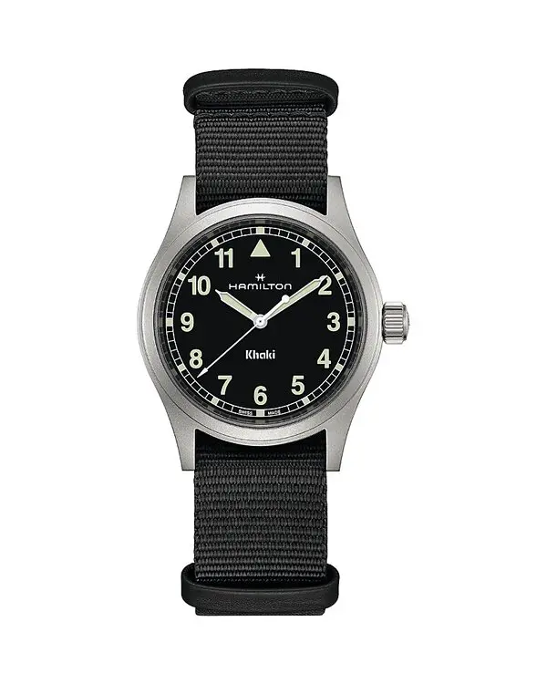 Hamilton Khaki Field 38mm Watch - Black
