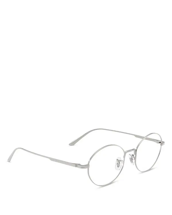 Oliver Spencer 50mm Oval Blue Light Eyeglasses