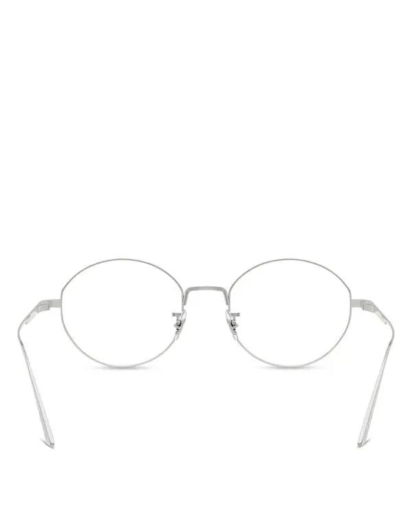 Oliver Spencer 50mm Oval Blue Light Eyeglasses