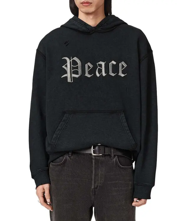 ALLSAINTS Utopia Peace Graphic Hoodie