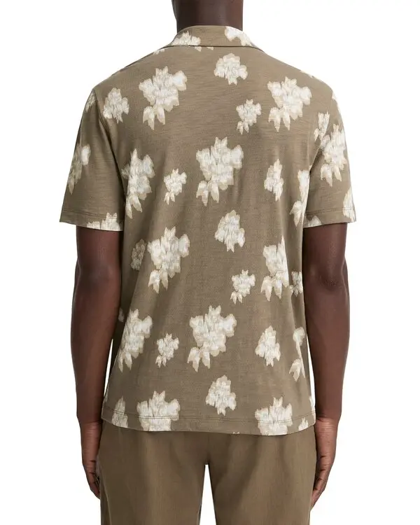 Vince Printed Slub Camp Shirt