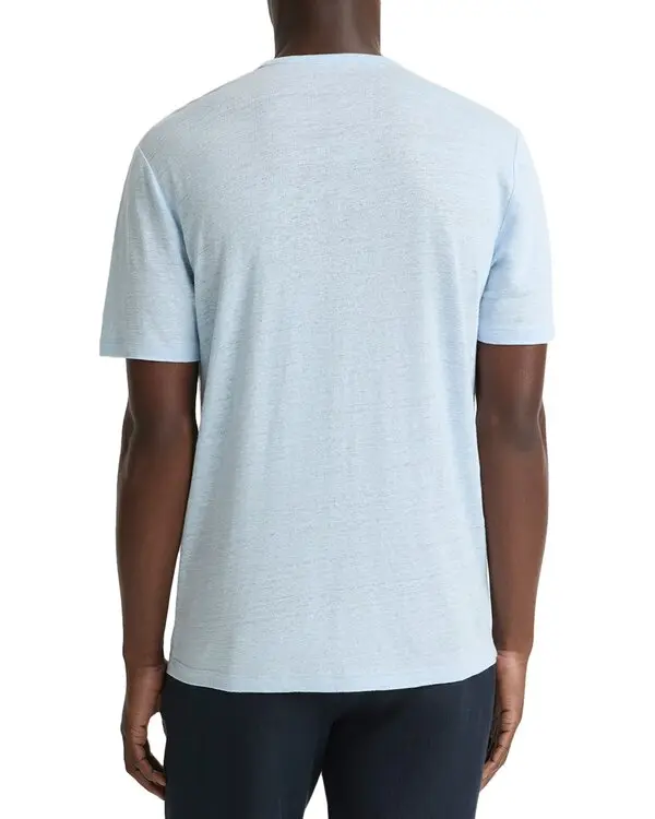 Vince Linen Jersey Crewneck Tee