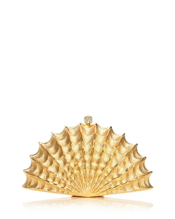 Aqua Shell Clutch