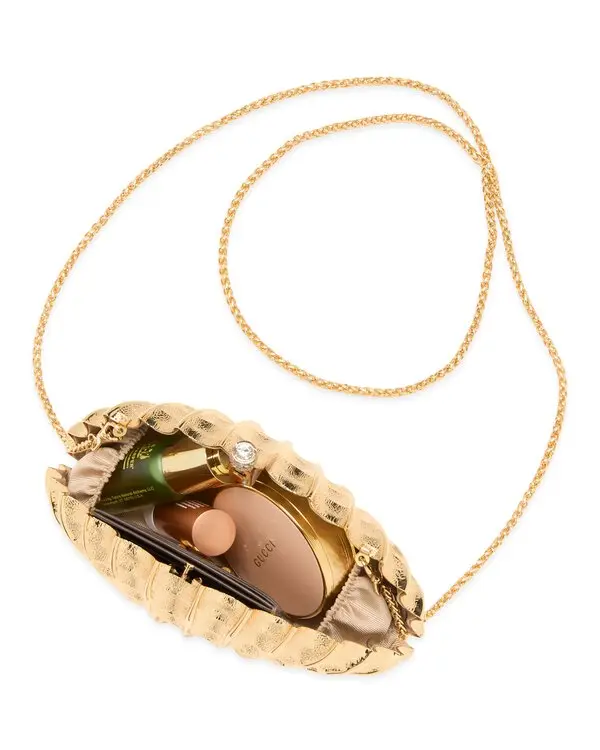 Aqua Shell Clutch