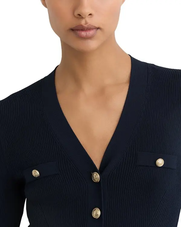REISS Lavelle Knitted Mini Dress
