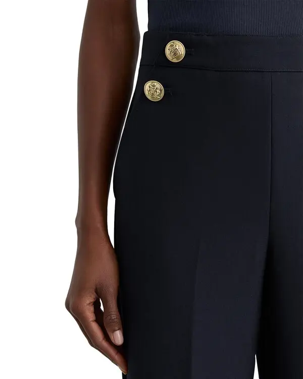 REISS Carley Wide Leg Trousers