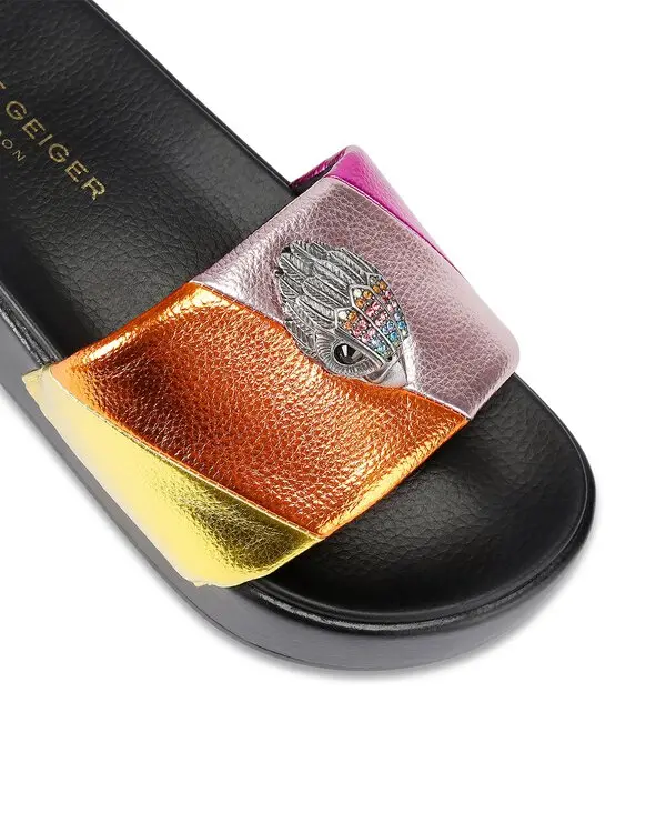 Kurt Geiger Meena Eagle Platform Slides - Open Misc