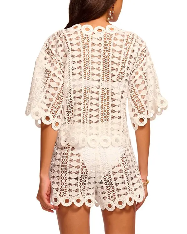 Ramy Brook Dottie Swim Cover-up Top