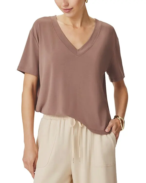 Splendid Kacey V-neck Tee - Wicker