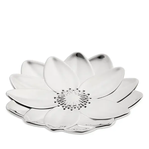 Christofle L'herbier -plated Lotus Bowl - Silver