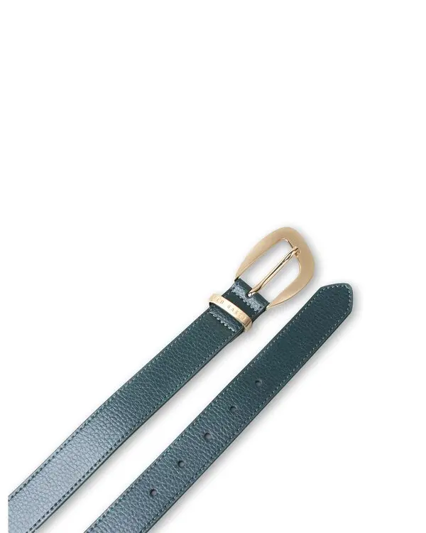 Ted Baker London Curvella Pebble Leather Belt