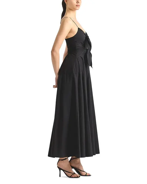Derek Lam 10 Crosby Unity Poplin Tie Front Dress