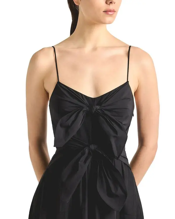 Derek Lam 10 Crosby Unity Poplin Tie Front Dress