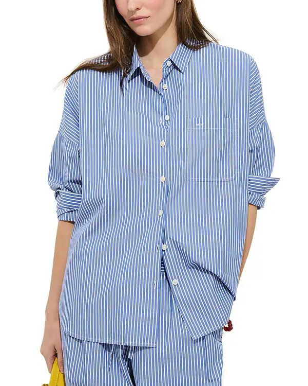 ALEX MILL Jo Striped Cotton Shirt