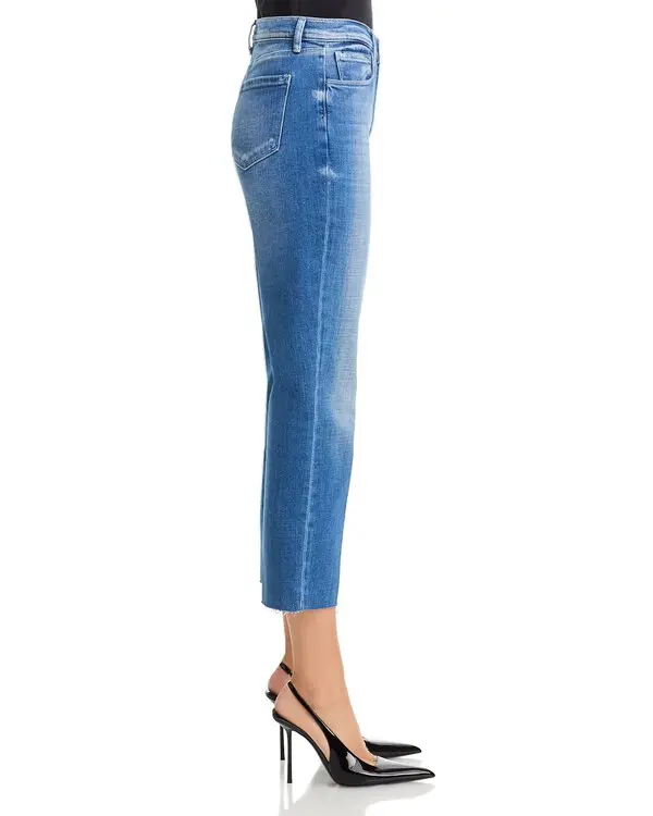 L'Agence Sada Mid-rise Cropped Jeans - Castro