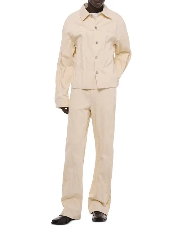 Helmut Lang Textured Cotton Blend Jacket