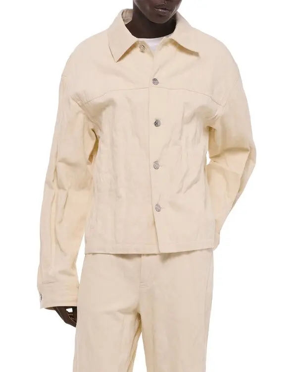 Helmut Lang Textured Cotton Blend Jacket