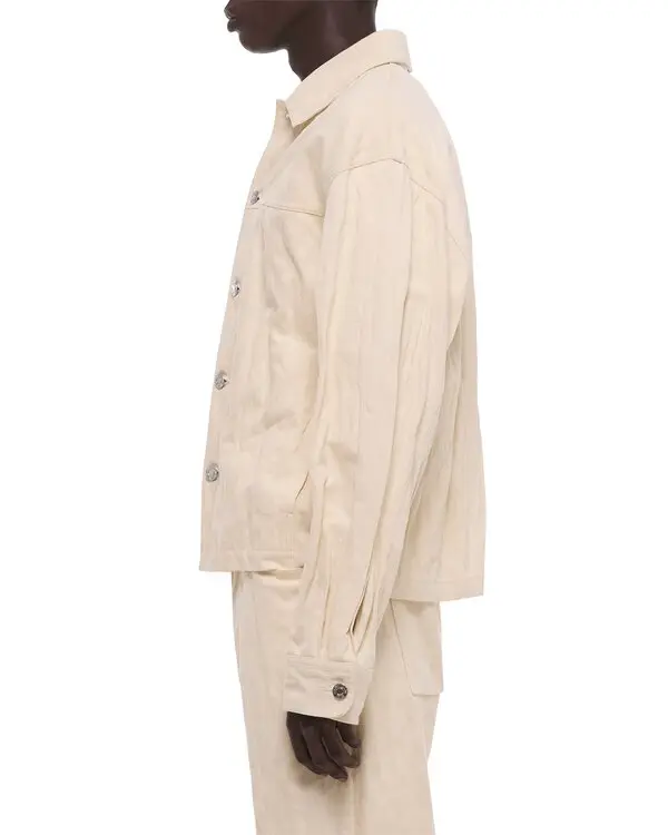 Helmut Lang Textured Cotton Blend Jacket