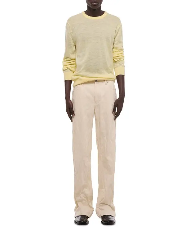 Helmut Lang Relaxed Fit Crushed Pants
