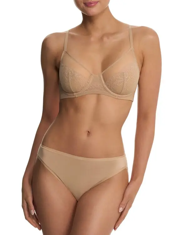Natori Radiance Convertible Unlined Underwire Bra - Cafe