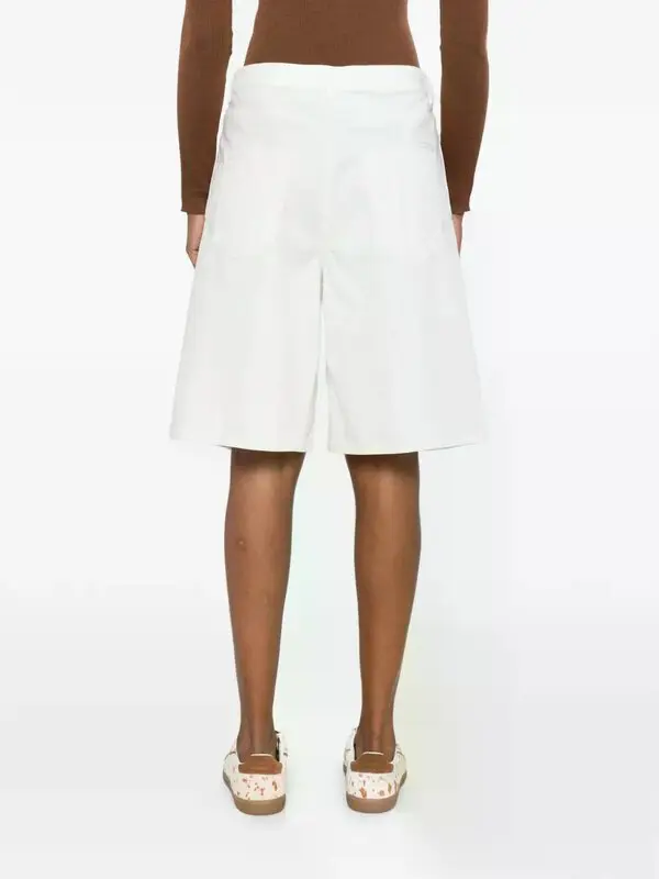 NINE:INTHE:MORNING Pleated Wide Leg Shorts
