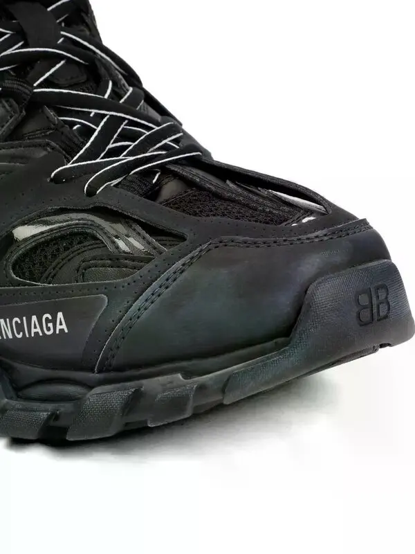 Balenciaga Round-toe Sneakers - Black