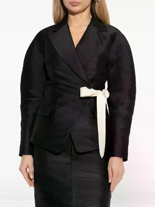 LANVIN Bow-tie Blazer - Black