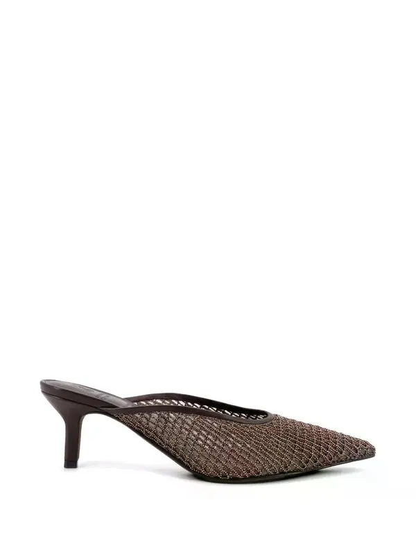 Brunello Cucinelli Monili Net Detail Sandals