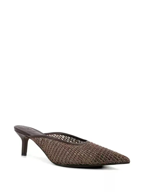 Brunello Cucinelli Monili Net Detail Sandals