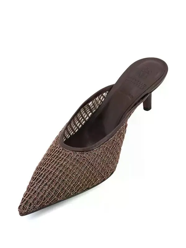 Brunello Cucinelli Monili Net Detail Sandals