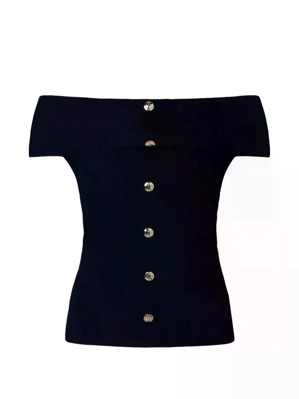 Liu Jo Buttoned Bardot Top