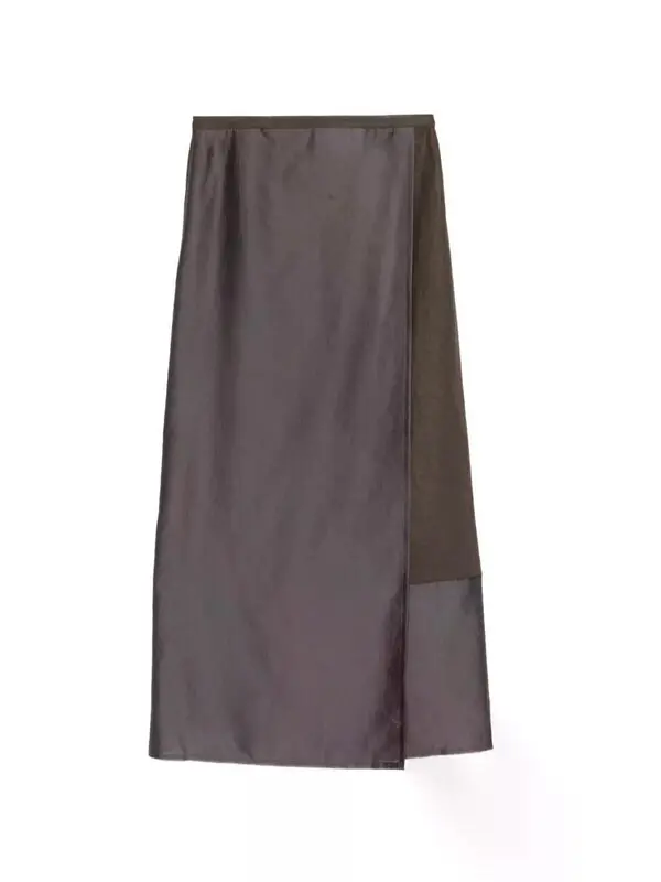 R2W Amora Colour-block Midi Skirt - Grey
