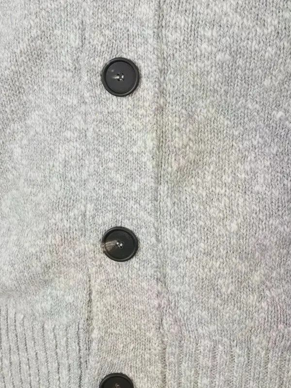 Tagliatore V-neck Cardigan - Grey