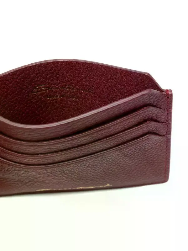 Santoni Logo-print Wallet - Red