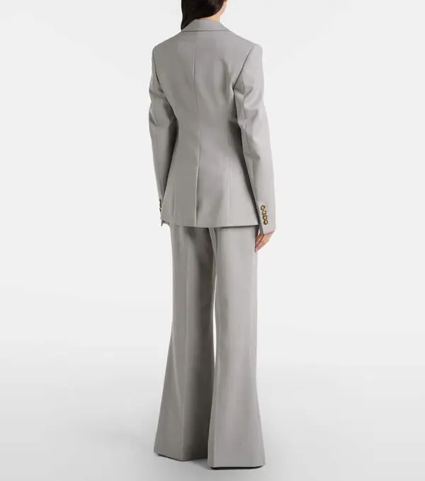 Stella McCartney Wool Bootcut Trousers - Grey