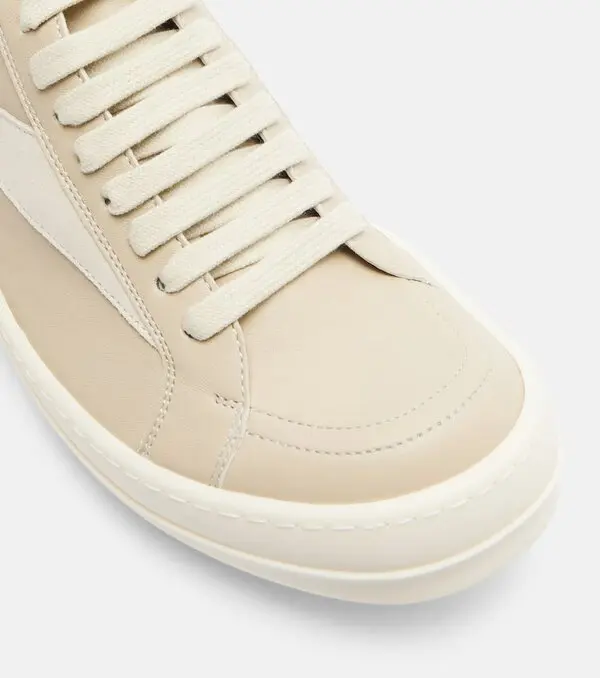Rick Owens Vintage Leather Sneakers - Beige