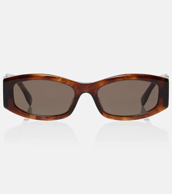 Fendi Forever Rectangle Sunglasses - Brown