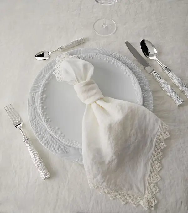Christofle Pompon -plated Cutlery Set