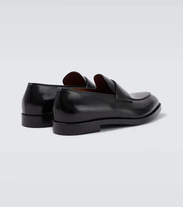 Zegna Leather Penny Loafers