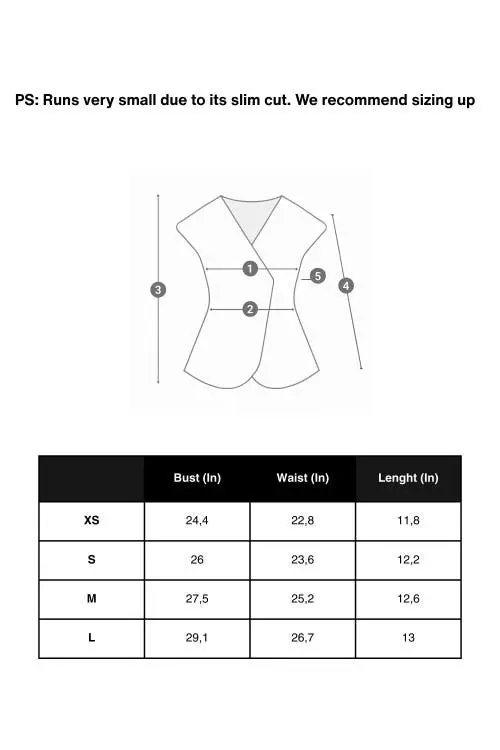 NOCTURNE Halter Top With V-neck