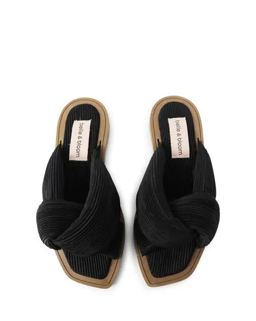 BELLE & BLOOM Oblivion Slides - Black