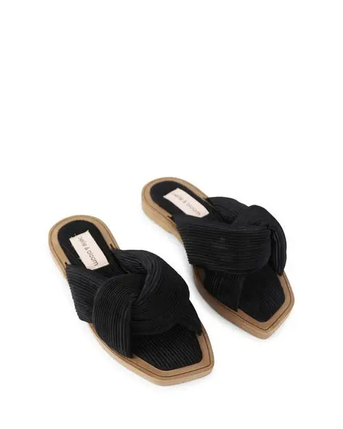 BELLE & BLOOM Oblivion Slides - Black