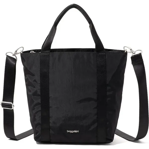BAGGALLINI Via Crossbody Tote Bag - Black