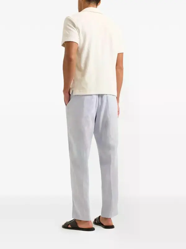 Orlebar Brown Terry Resort Short-sleeved Polo Shirt - White