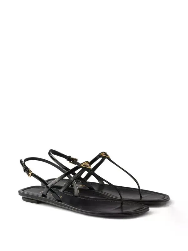 Prada Patent Leather Sandals