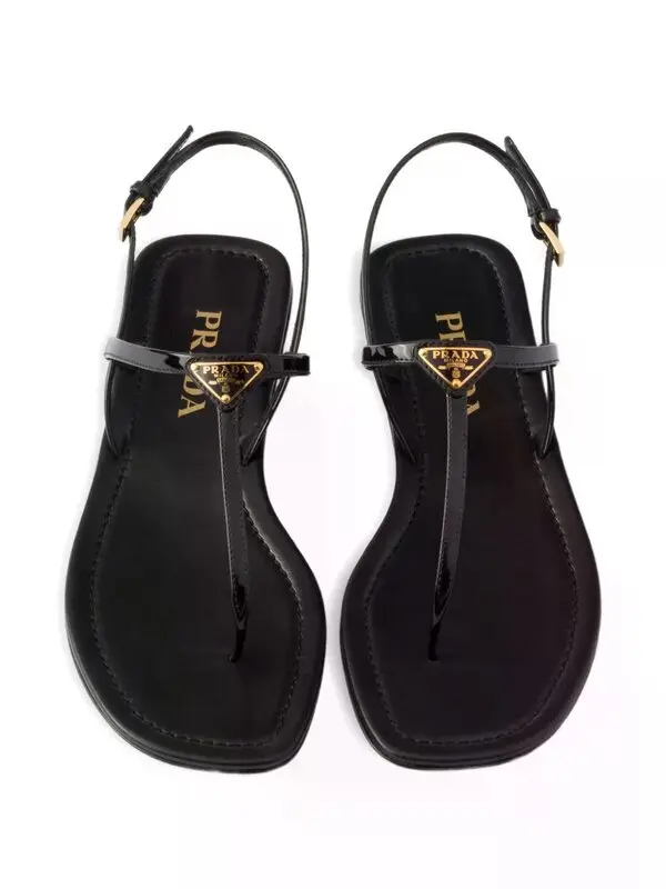 Prada Patent Leather Sandals