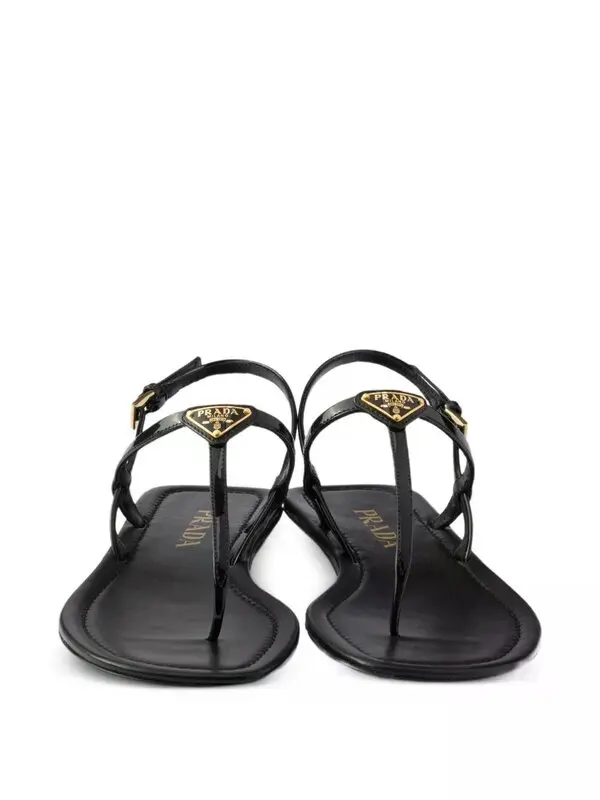 Prada Patent Leather Sandals