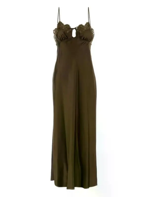 Saint Laurent Silk Maxi Dress