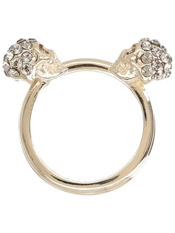 Alexander McQueen Skull Ring - Gold