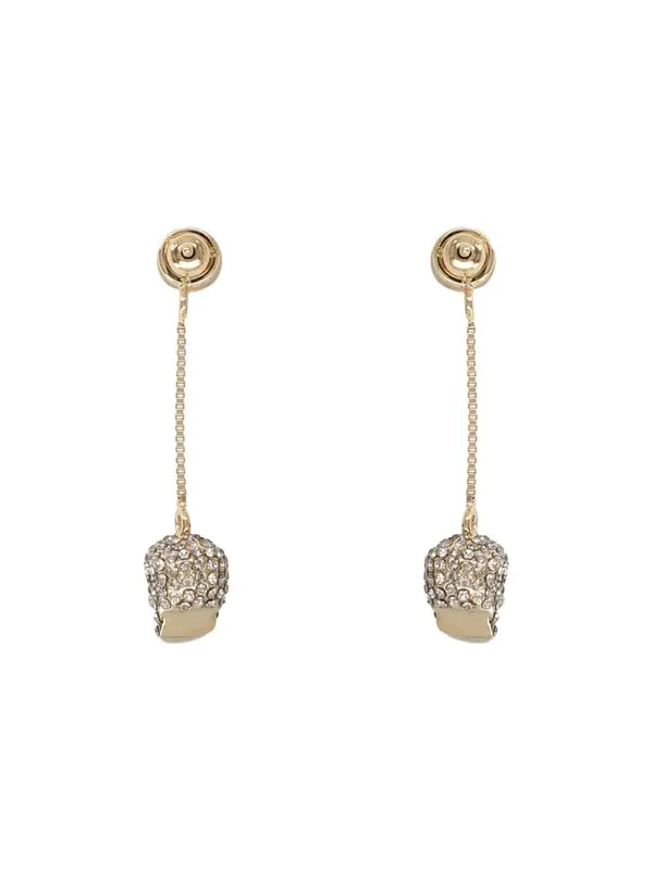 Alexander McQueen Skull Dangle Earrings